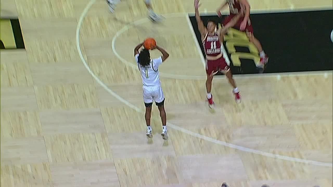 Marsh's block leads to a 3 for Appleby - ESPN Video