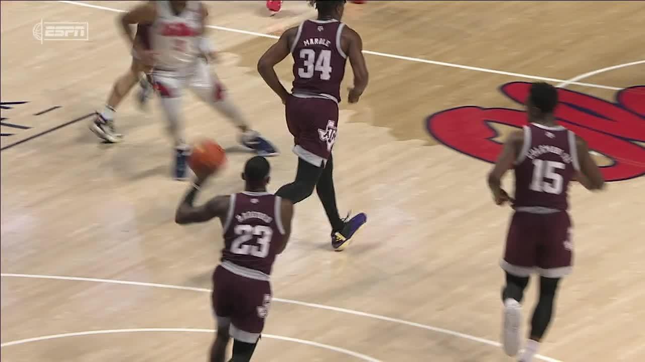 Matthew Murrell makes a great defensive play for the steal - ESPN Video