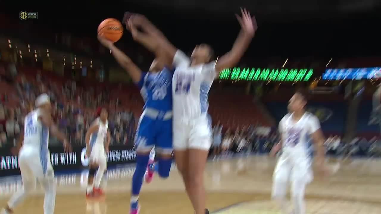Amiya Jenkins somehow gets the and-1 to fall - ESPN Video