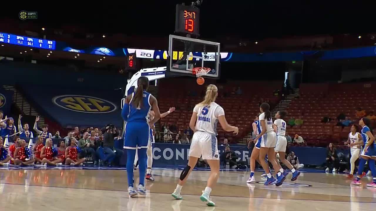 Alberte Rimdal shows off the range on triple - ESPN Video