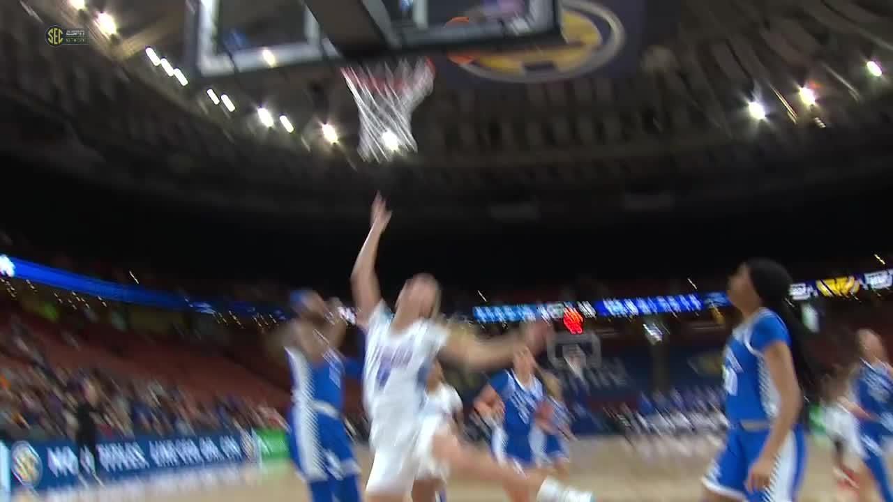Alberte Rimdal somehow gets the and-1 to fall - ESPN Video