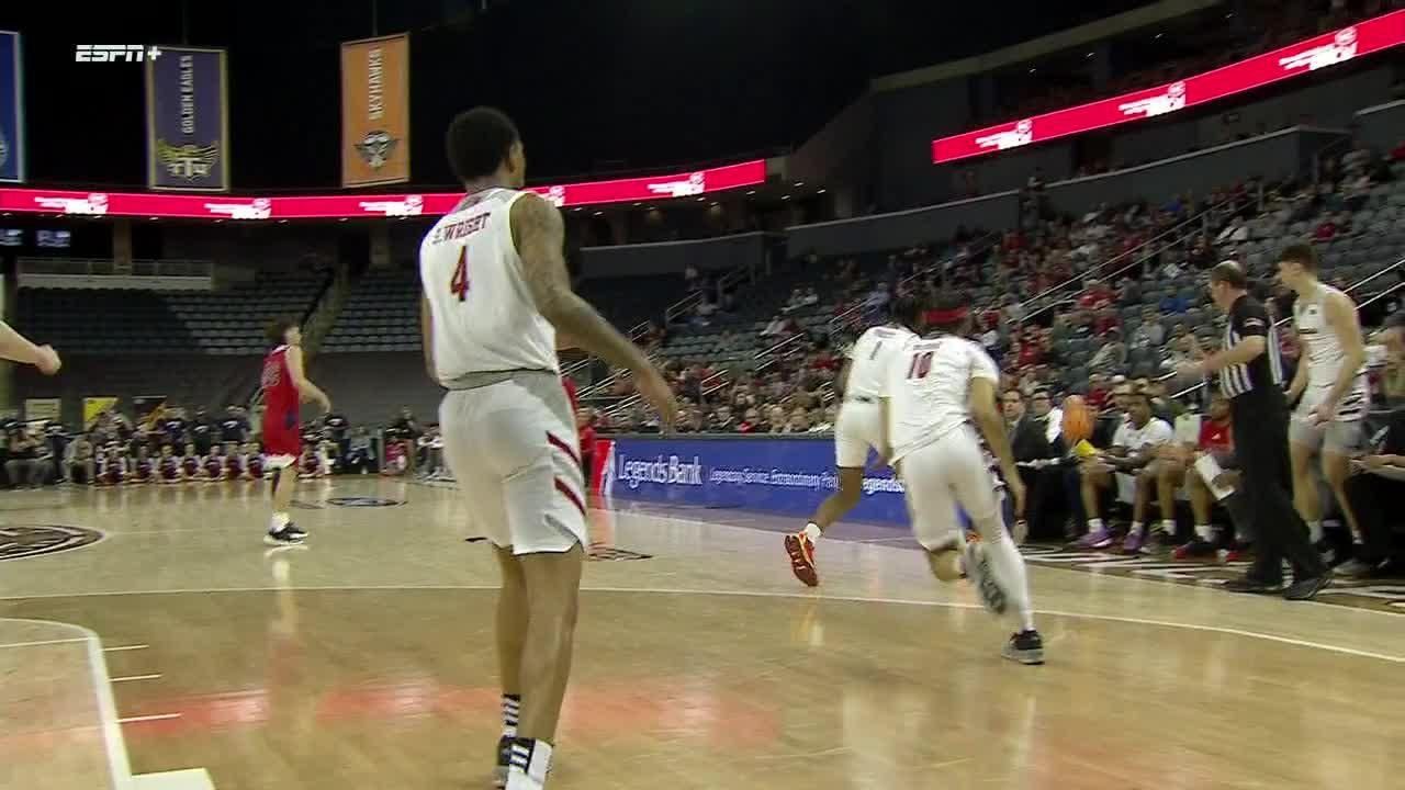 Shamar Wright elevates for the bigtime swat - ESPN Video
