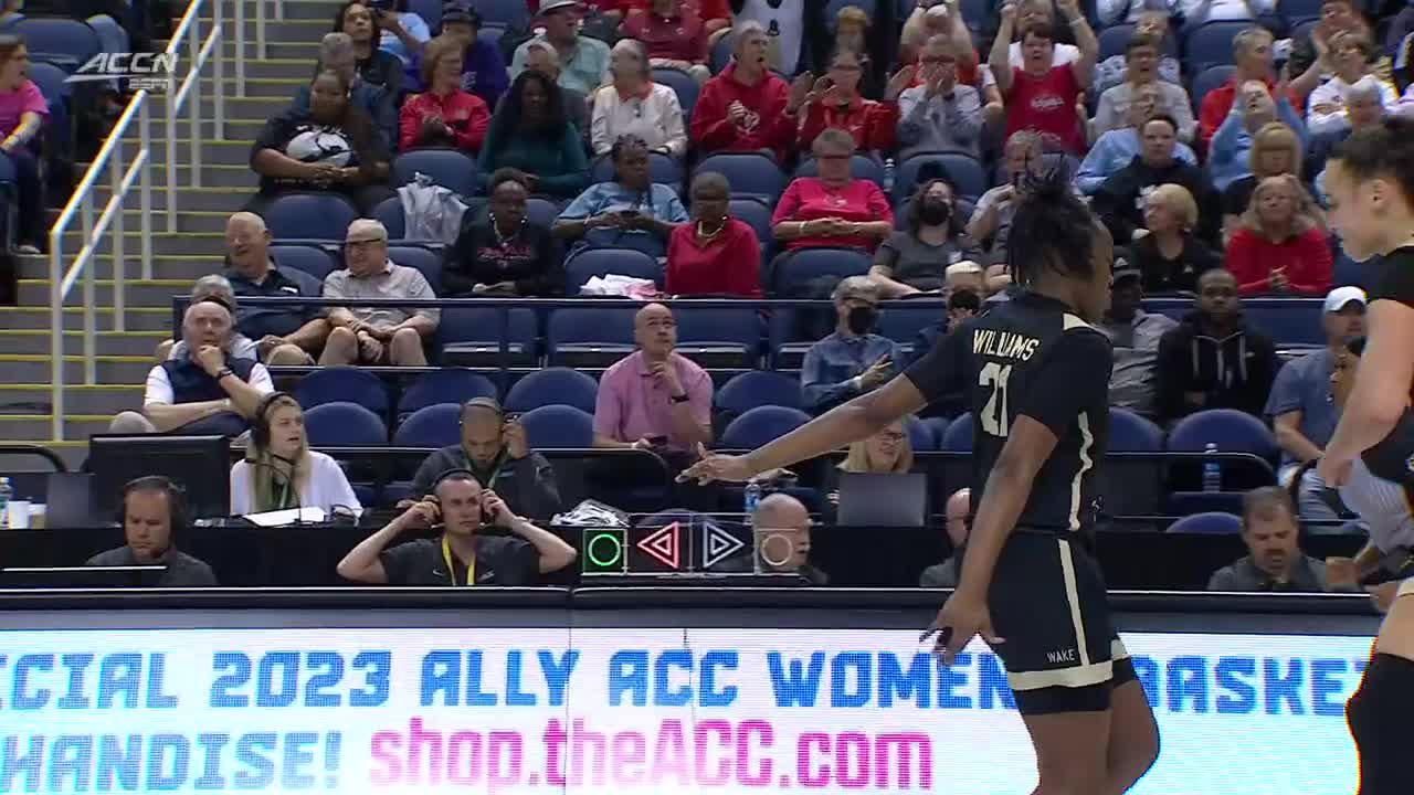 Elise Williams knocks down the triple - ESPN Video