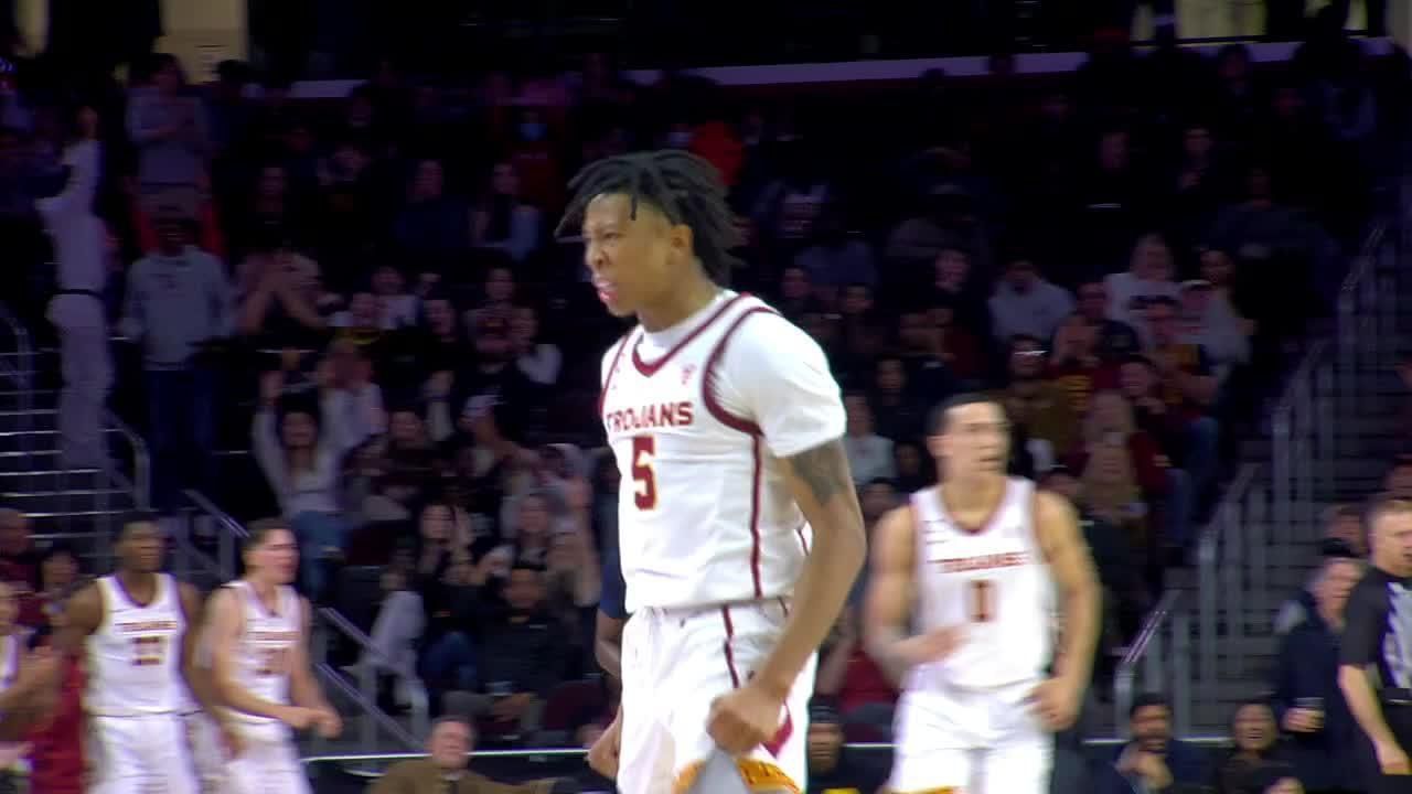 Boogie Ellis cashes in from top of the key for USC - ESPN Video