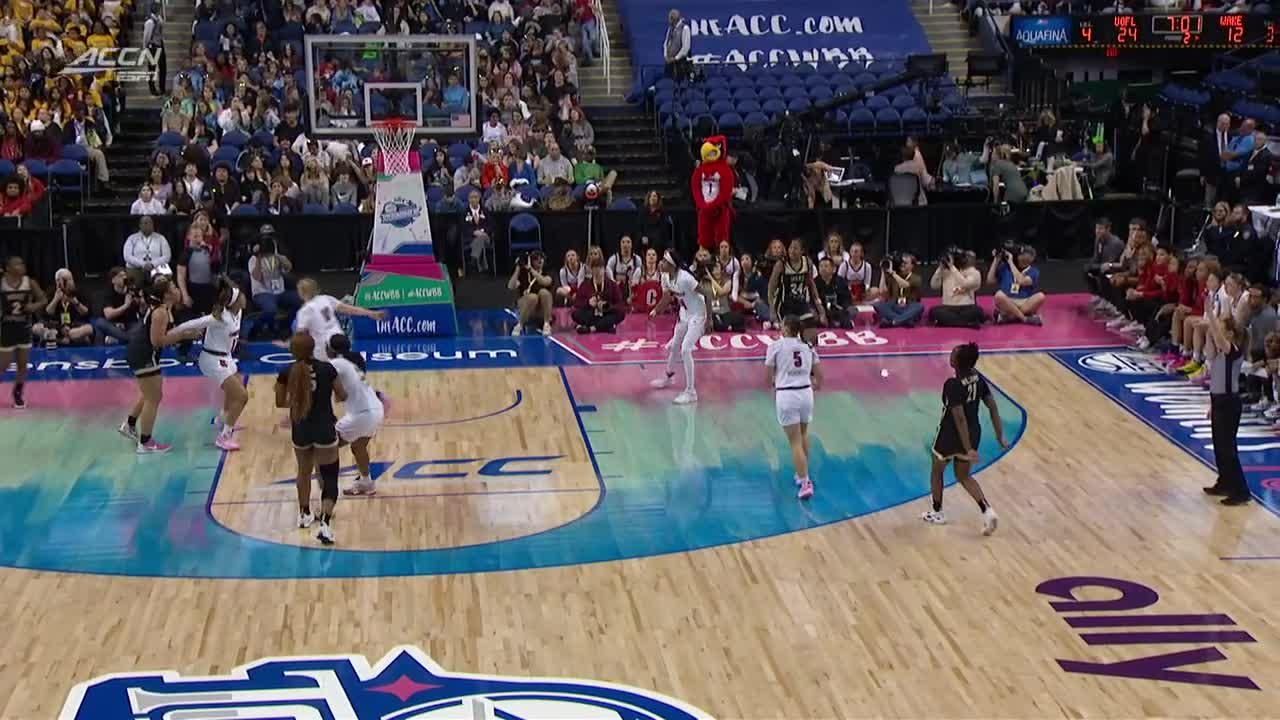 From downtown, Elise Williams hits the deep 3 - ESPN Video