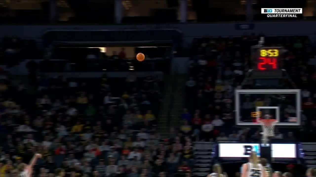 Kate Martin nails the 3 vs. Purdue Boilermakers - ESPN Video