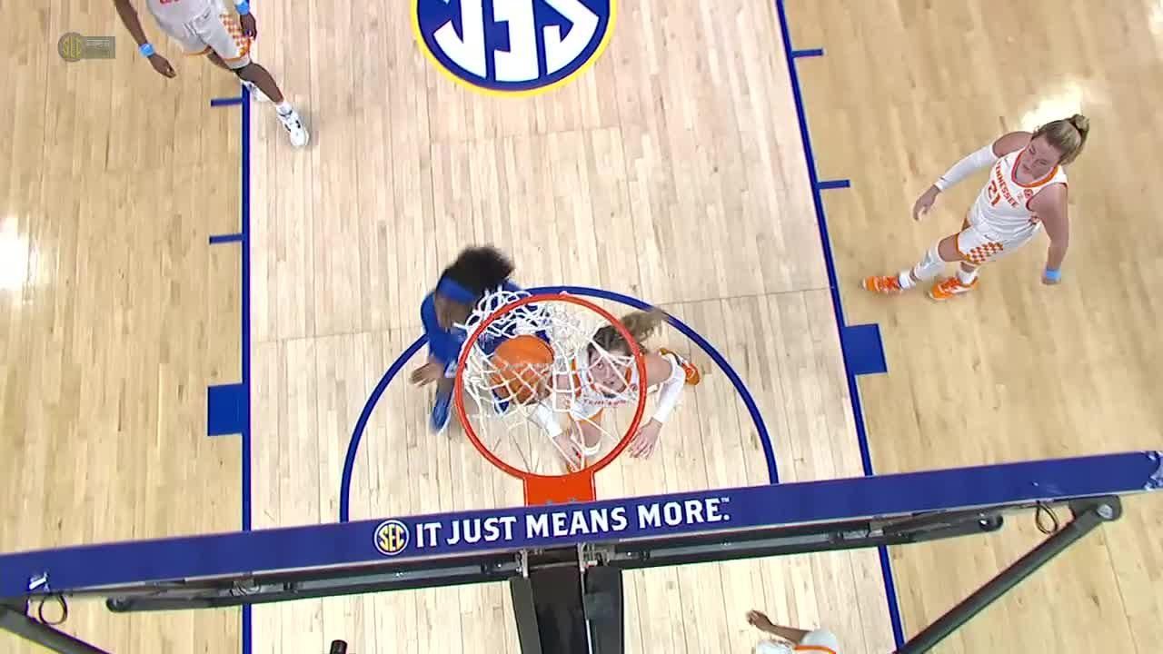 Eniya Russell somehow gets the and-1 to fall - ESPN Video