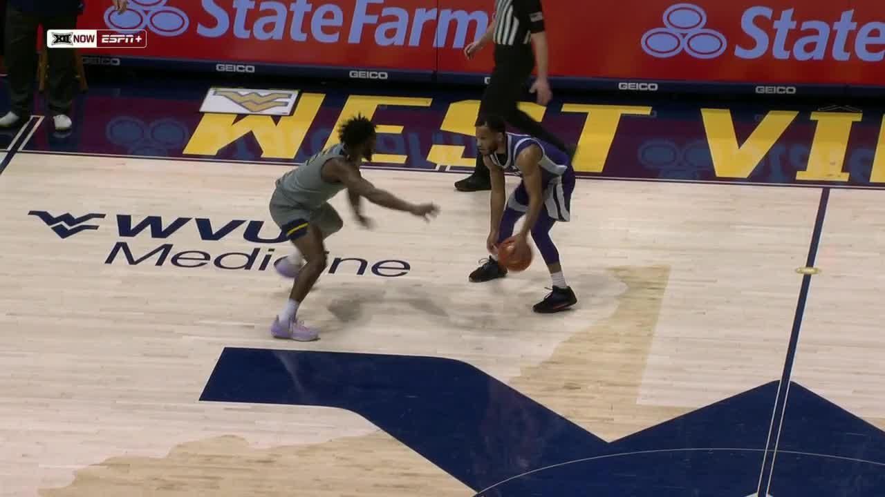 Cam Carter throws down big slam dunk vs. West Virginia Mountaineers ...