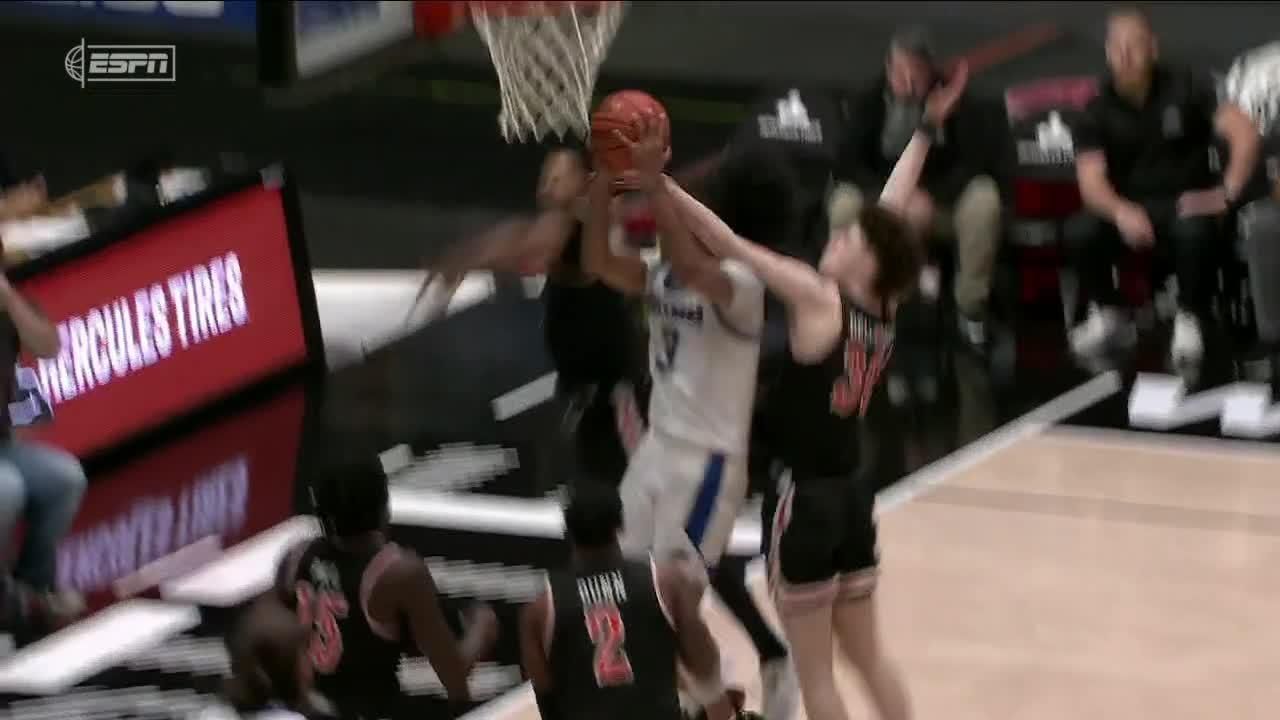 Tajion Jones with the and-1 bucket - ESPN Video