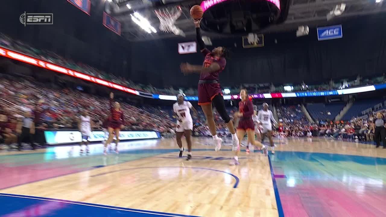 Kayana Traylor passes to Taylor Soule for the easy lay-in - ESPN Video