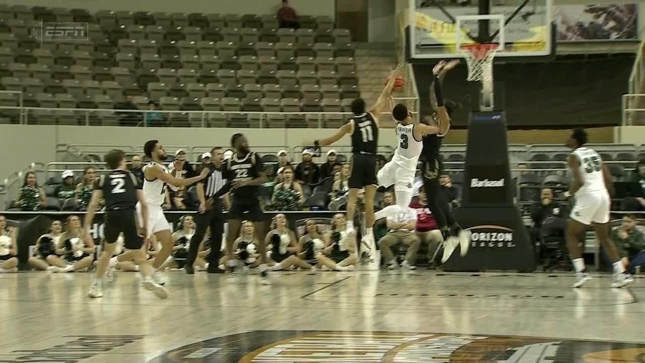 Chris Brandon denies Cleveland State at the rim - ESPN Video