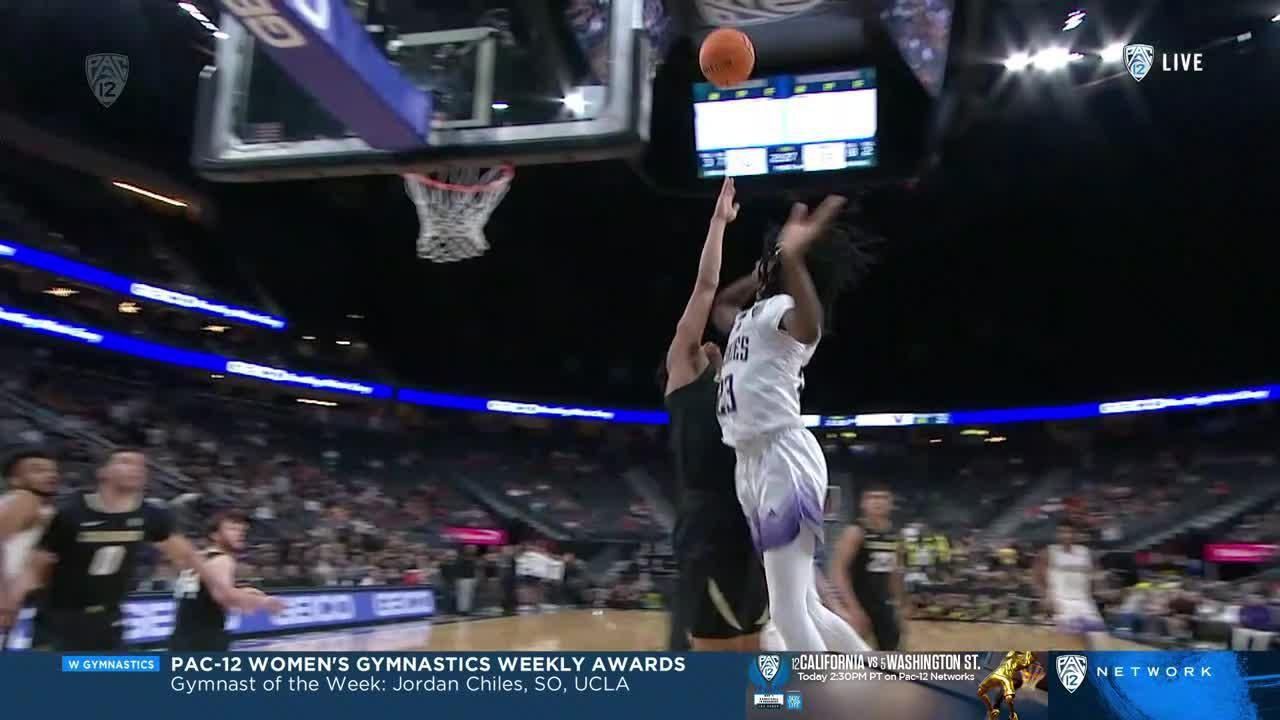 Keyon Menifield makes the nice bucket against the Colorado Buffaloes ...
