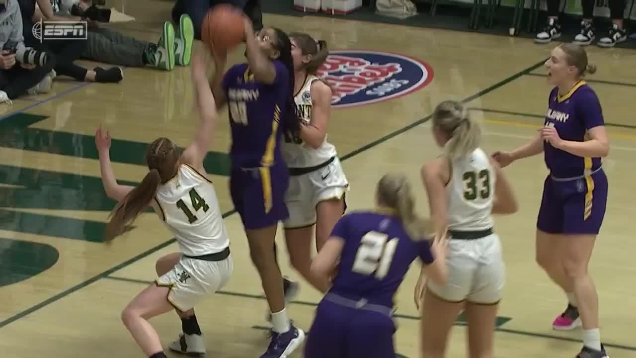 Kayla Cooper gets the hoop and the harm - ESPN Video