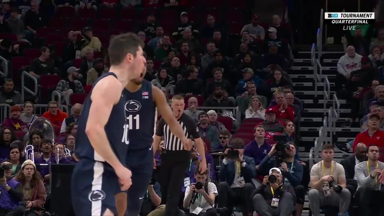 Andrew Funk drains the deep 3-pointer - ESPN Video