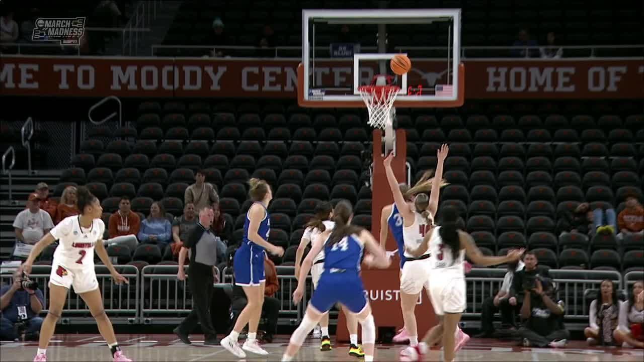 Courtney Becker makes a nice move for the layup - ESPN Video