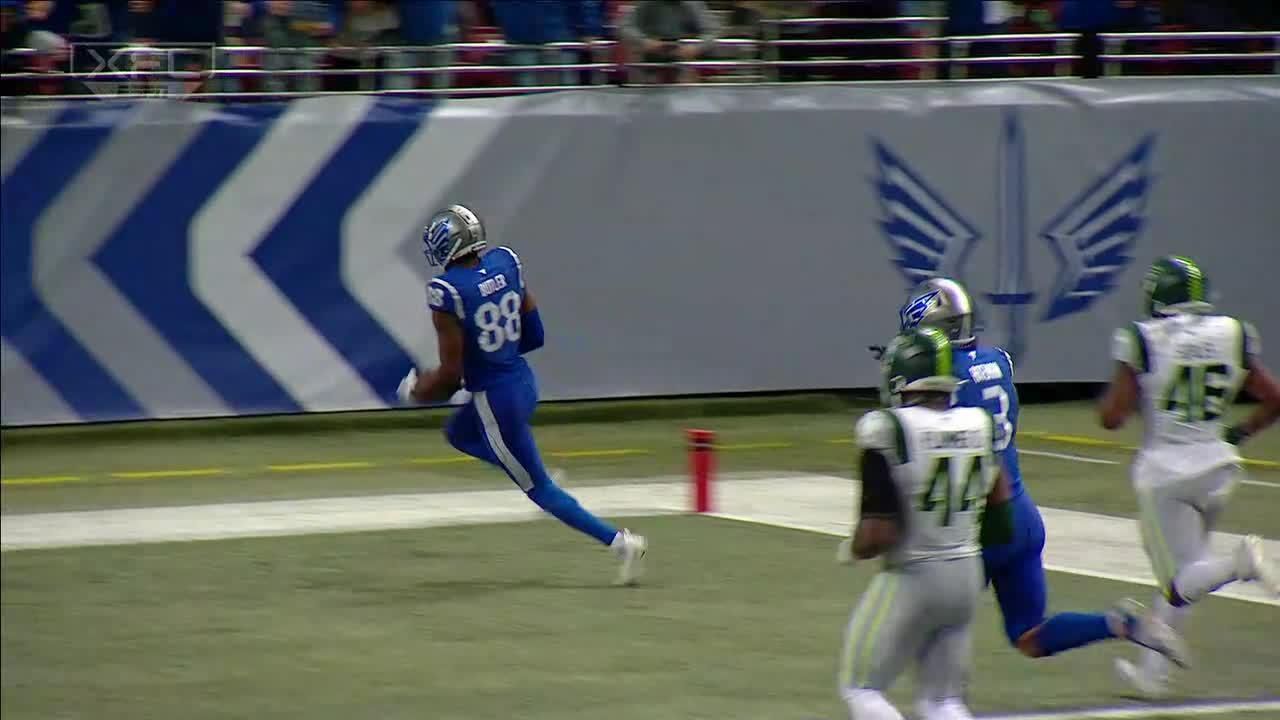 Hakeem Butler scores second TD of the game for Battlehawks - ESPN Video