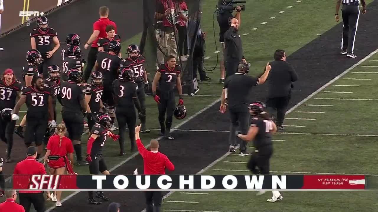 Cole Doyle throws 77-yard touchdown pass to Dawson Snyder - ESPN Video