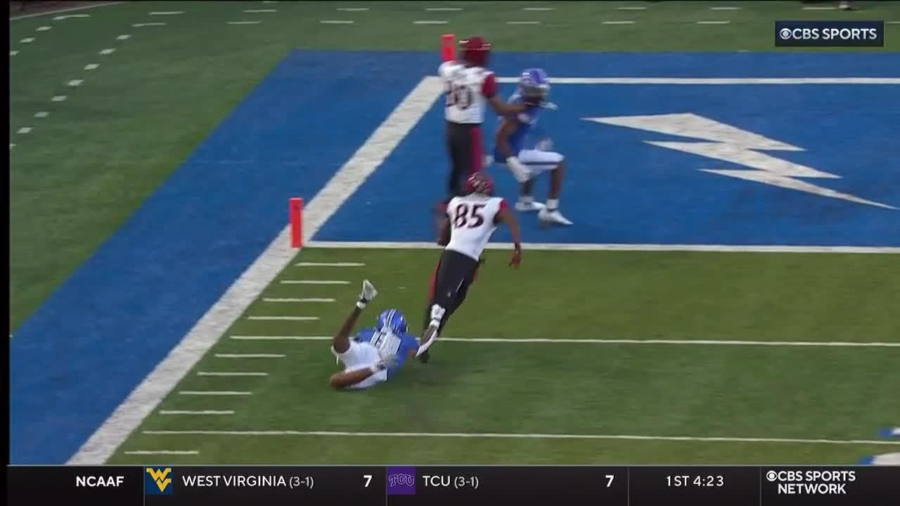 Joshua Nicholson shakes off tackle for San Diego State TD - ESPN Video