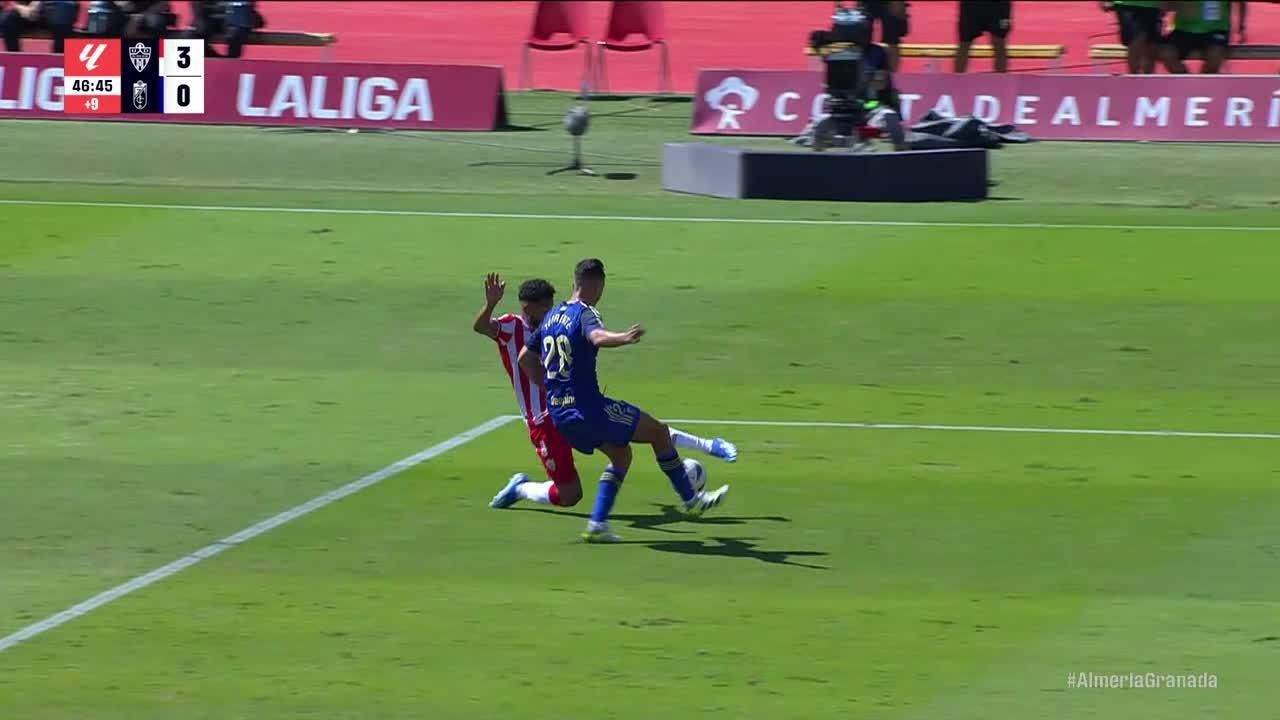Luis Suárez goal 46th minute Almería 3-0 Granada - ESPN Video