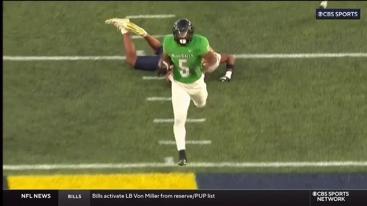 Ayo Adeyi's 47-yard rushing TD pulls North Texas within 3 - ESPN Video