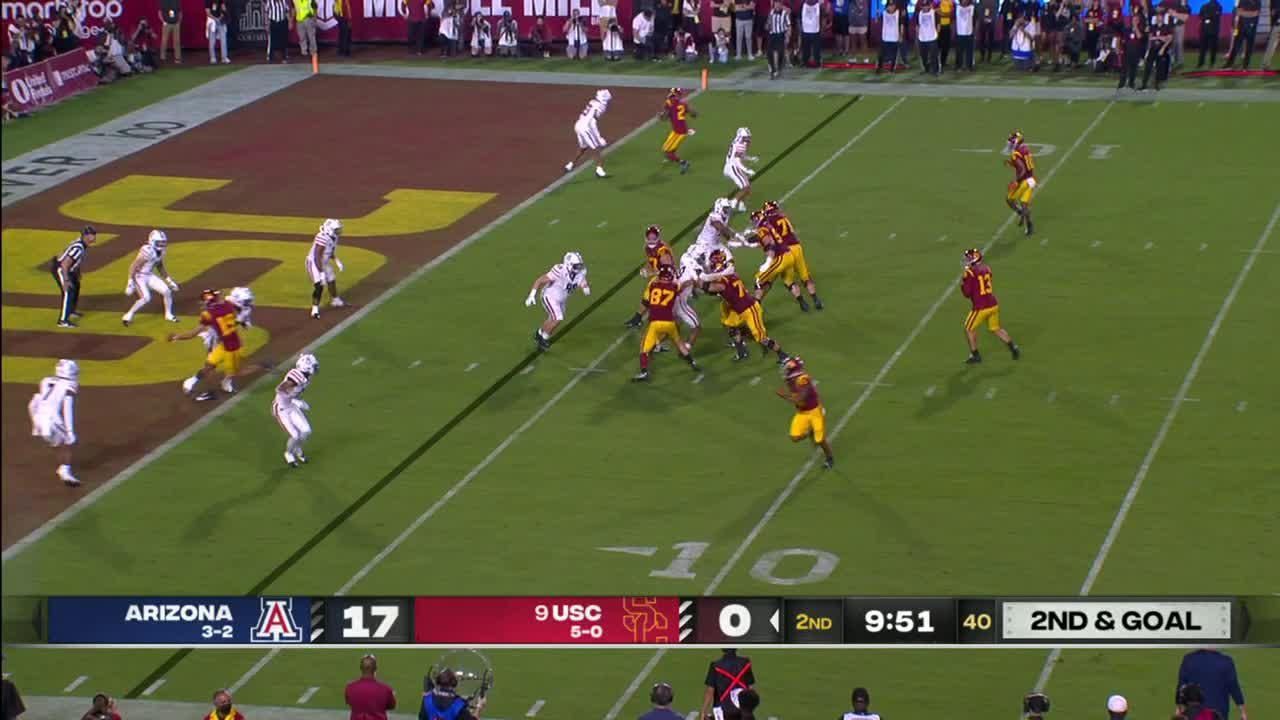 Caleb Williams calls his own number for TD - ESPN Video