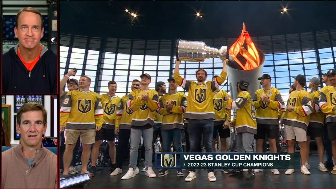 Peyton and Eli reveal they've both drank out of the Stanley Cup - ESPN ...