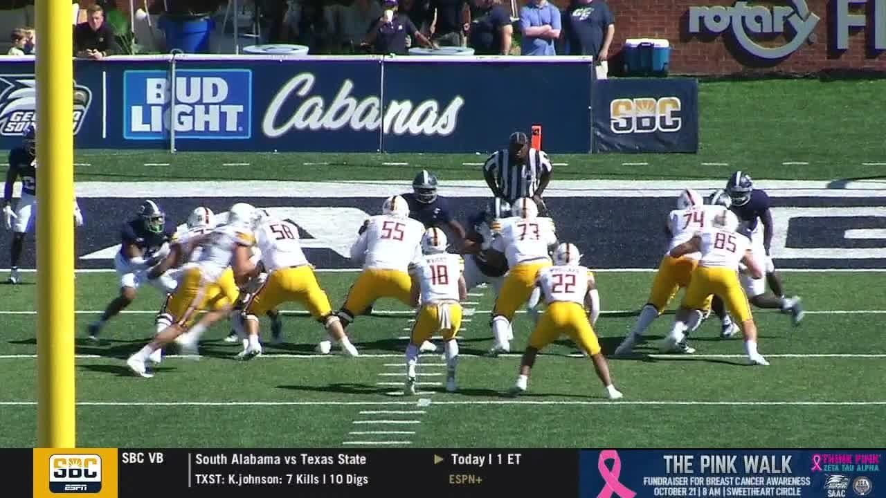 Tyrone Howell makes an acrobatic one-handed grab for the TD - ESPN Video