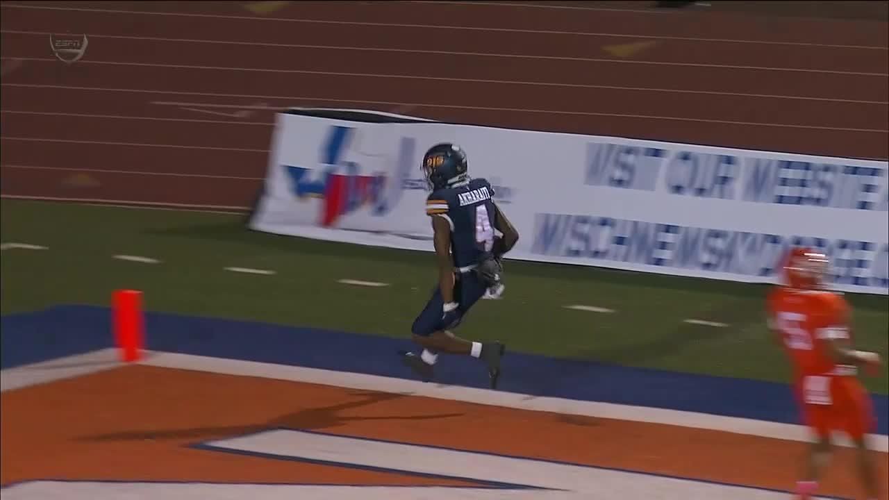 Kelly Akharaiyi hauls it in for 25-yard receiving touchdown - ESPN Video