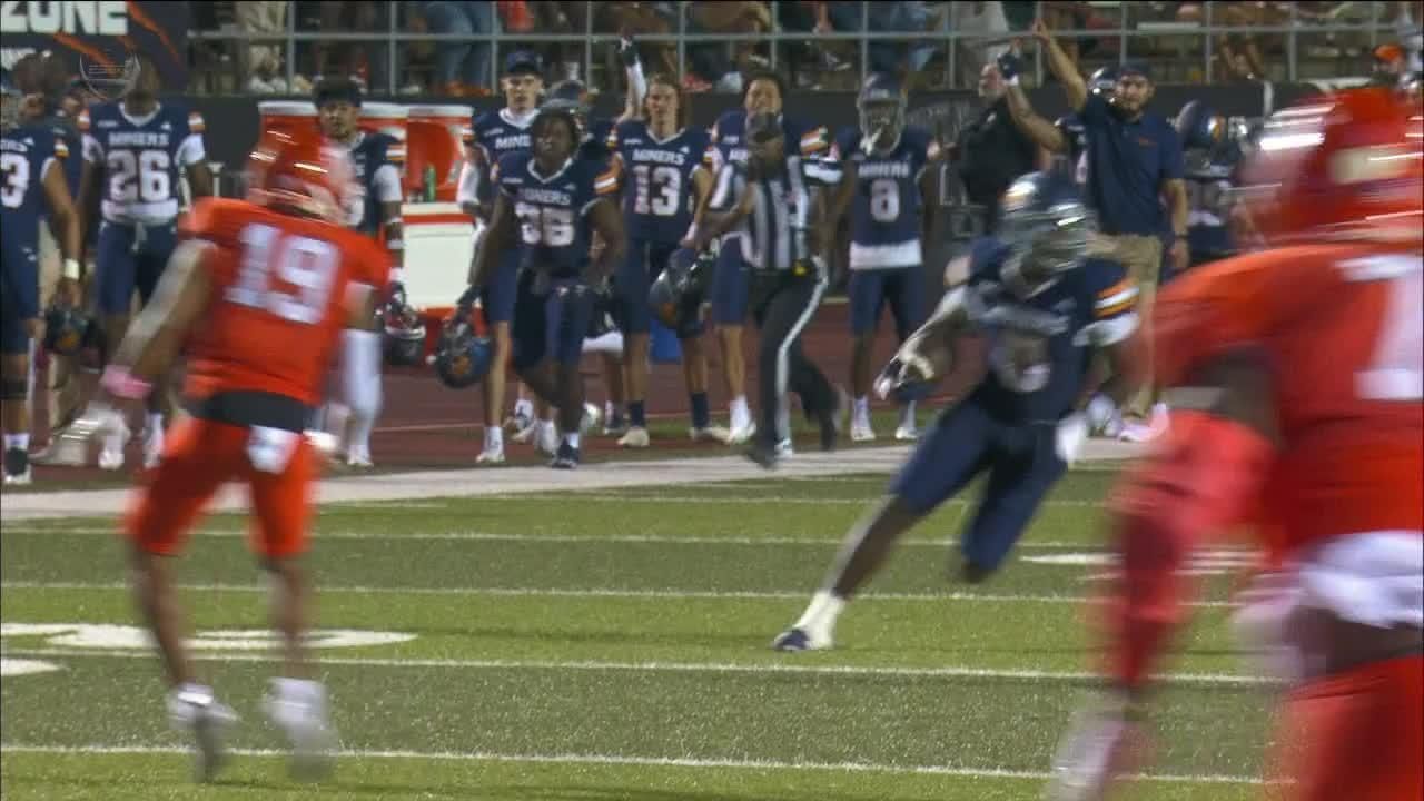 James Neal makes timely interception vs. Sam Houston - ESPN Video