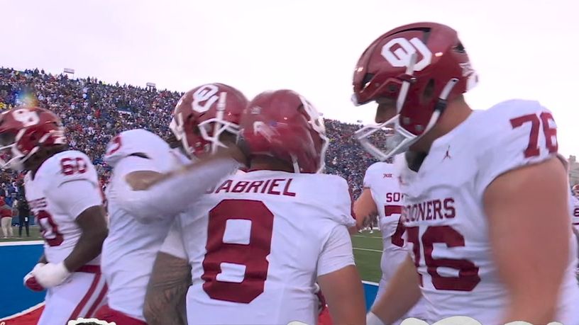 Dillon Gabriel keeps the ball for an Oklahoma TD - ESPN Video