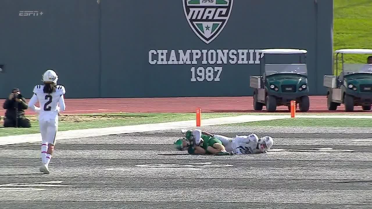 Tanner Knue hauls in 39-yard reception - ESPN Video