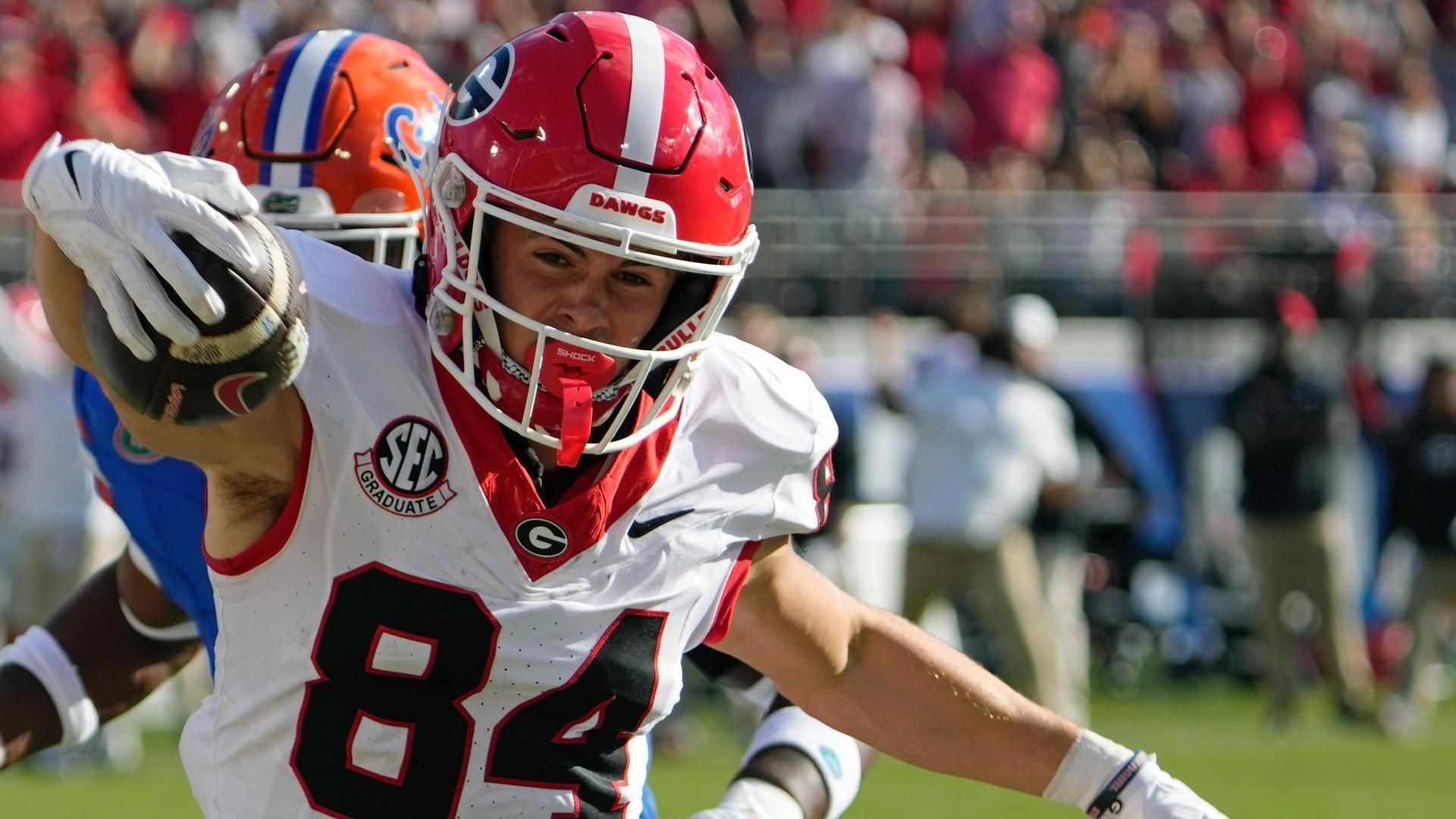 Ladd McConkey takes one 41 yards for a Georgia TD - ESPN Video