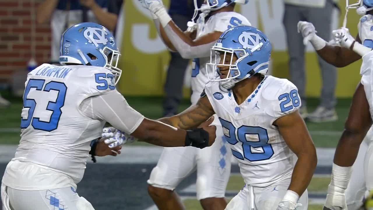 Omarion Hampton scores 3-yard rushing TD - ESPN Video