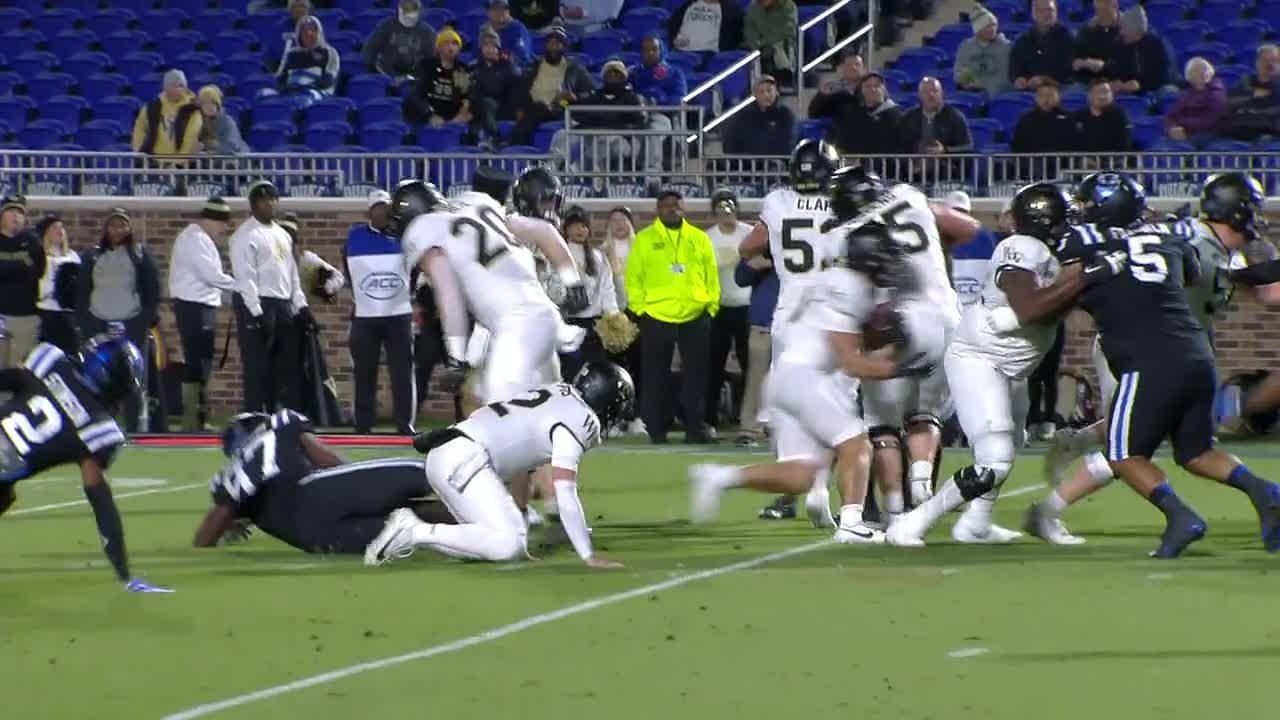 Tate Carney punches it in for a Wake Forest TD - ESPN Video