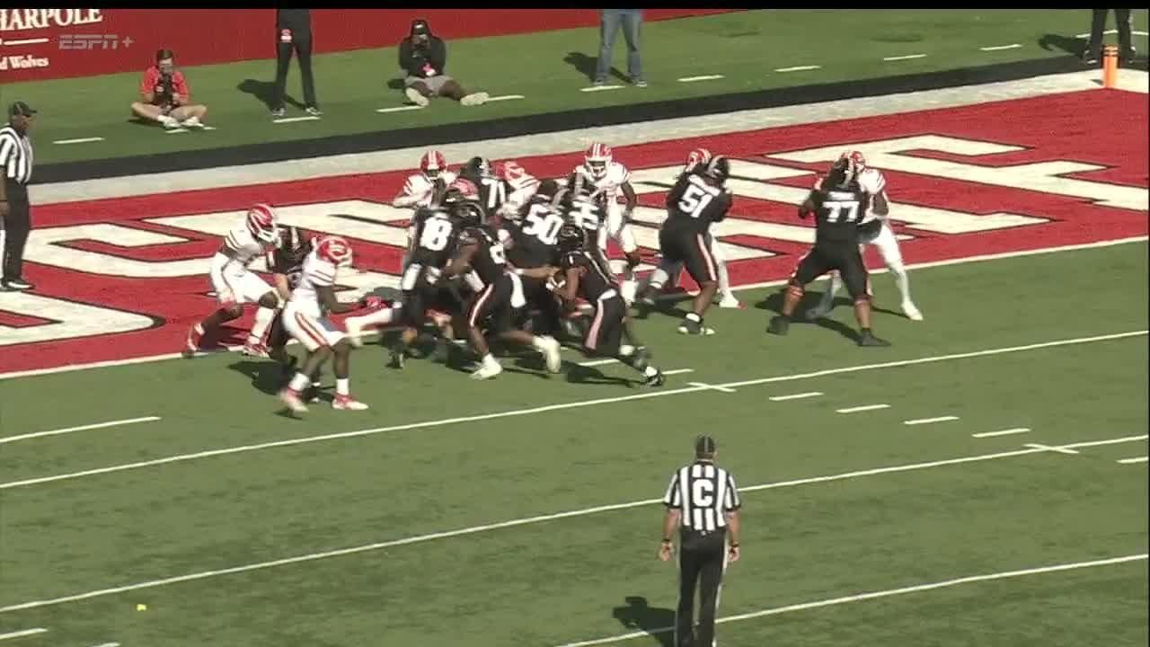 Jaylen Raynor runs it in for a 2-yard Arkansas State score - ESPN Video