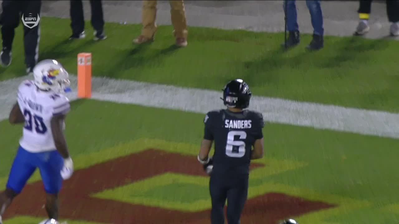 End Zone! Eli Sanders scores 6-yard rushing rushing touchdown - ESPN Video