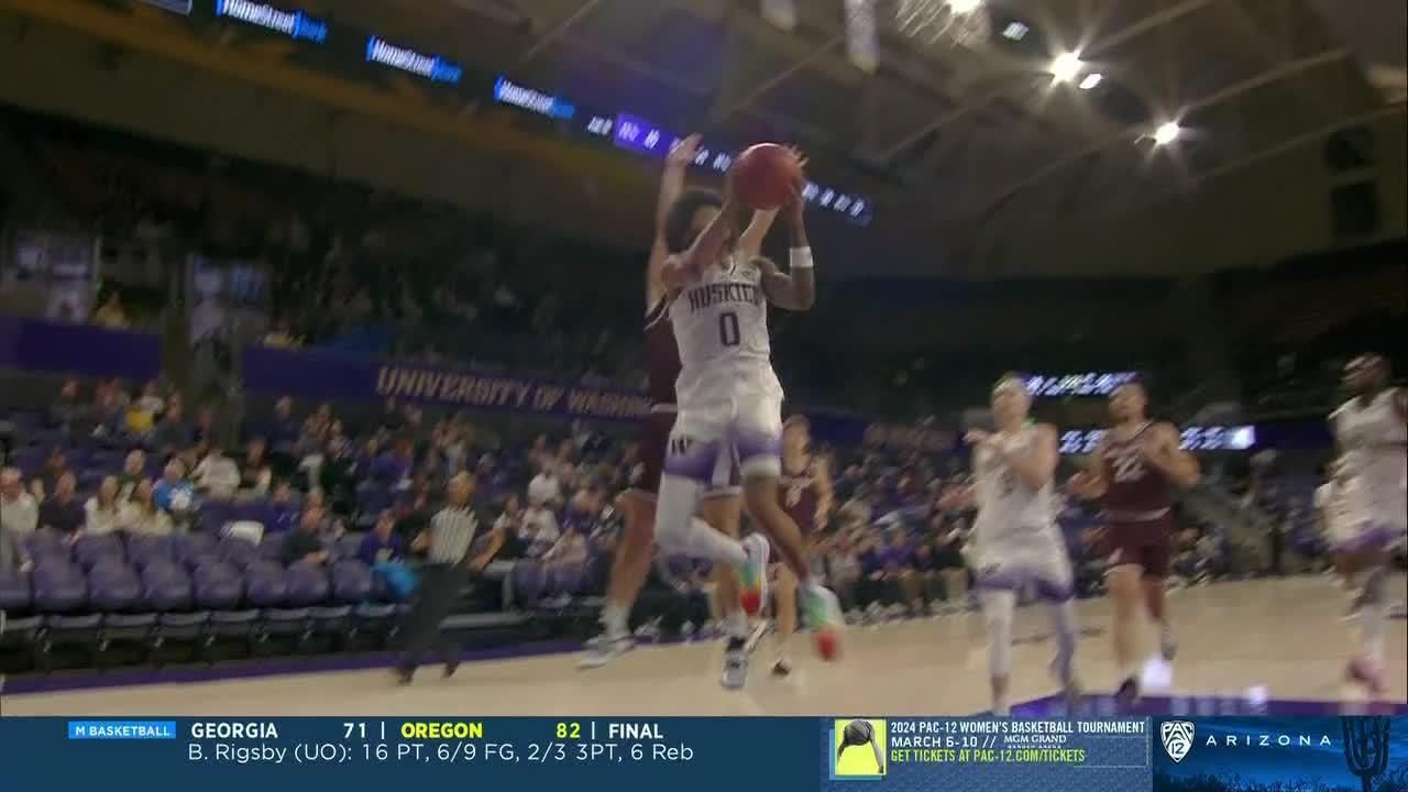 Koren Johnson gets and-1 basket for Washington - ESPN Video