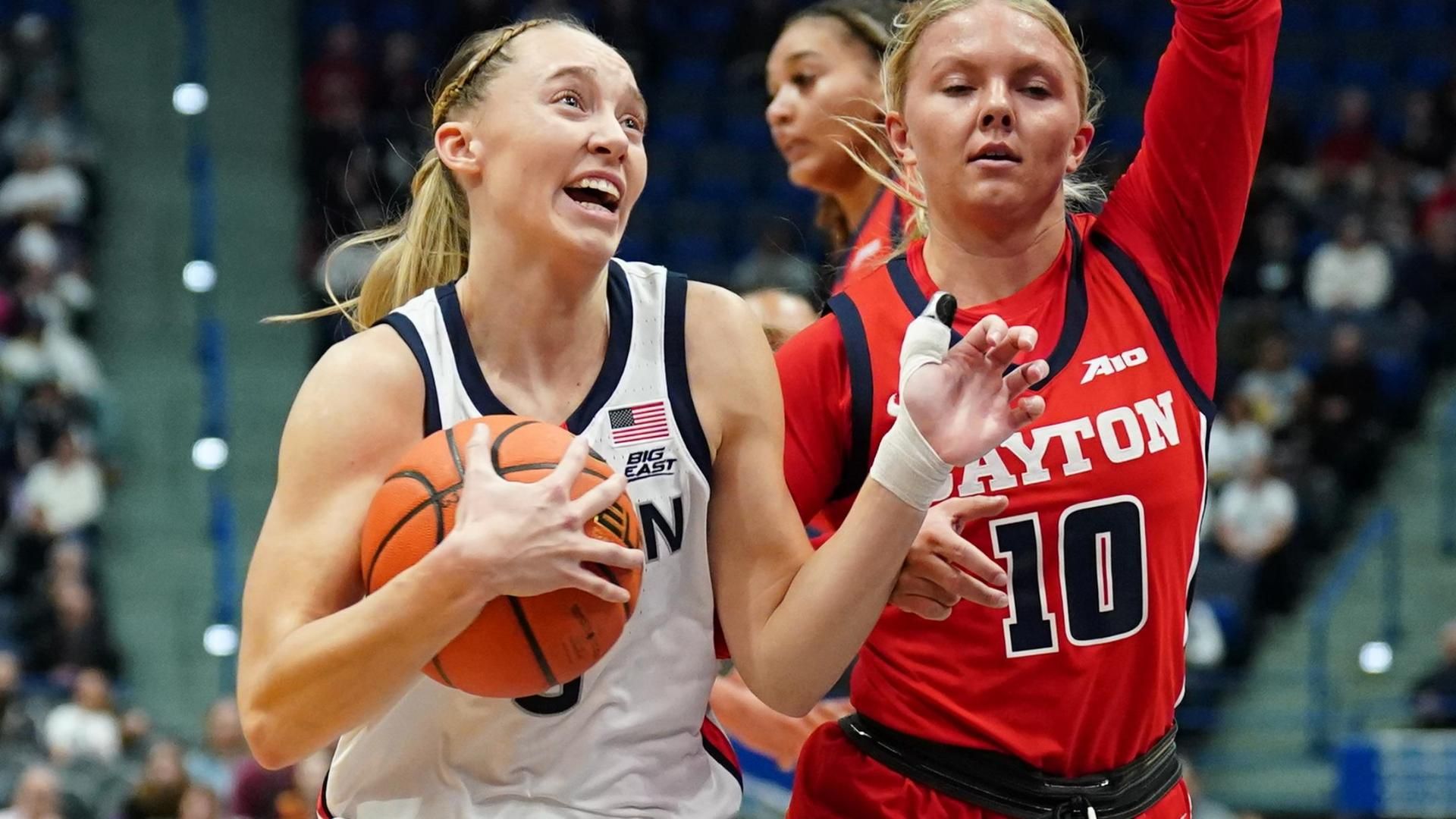Paige Bueckers scores 1st basket in return from injury for UConn - ESPN ...