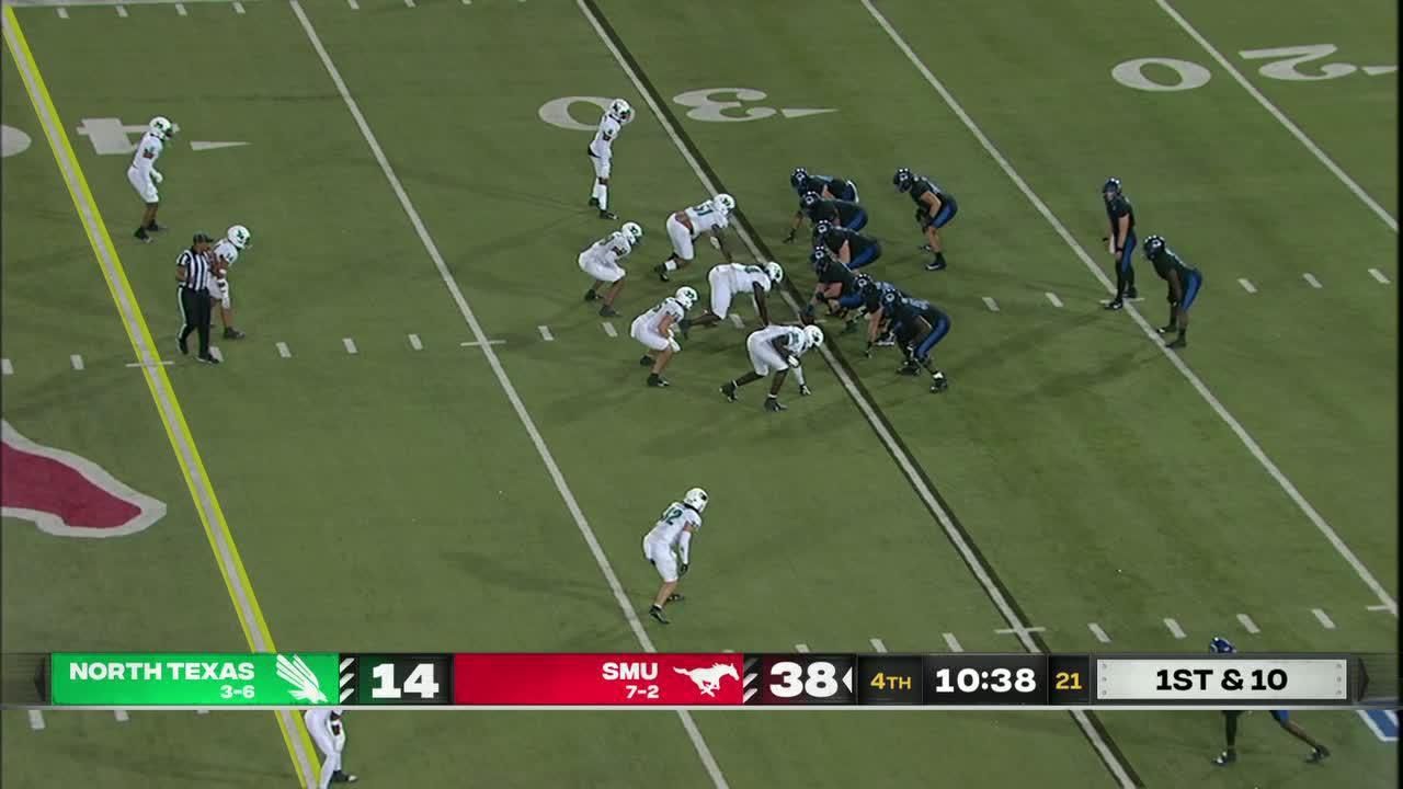 LJ Johnson Jr. powers past defense for 16-yard rush - ESPN Video