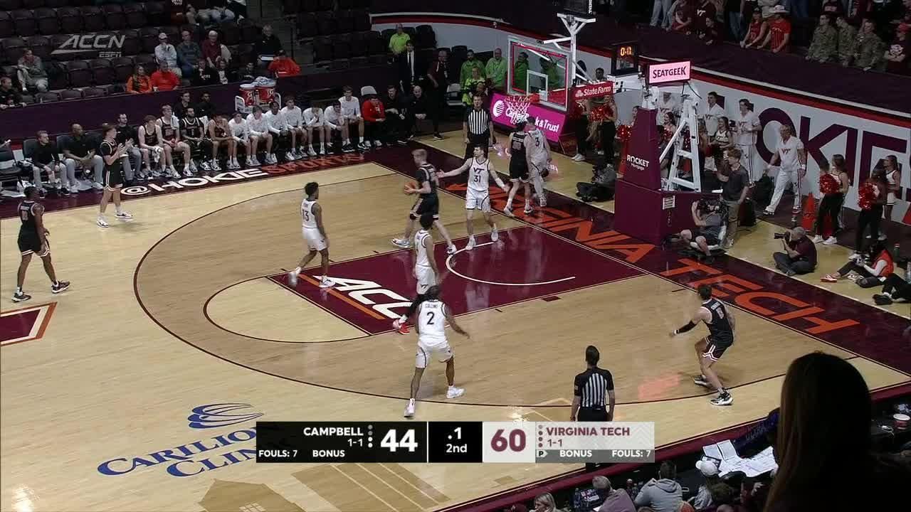 Campbell Fighting Camels Vs Virginia Tech Hokies Full Highlights Espn Video