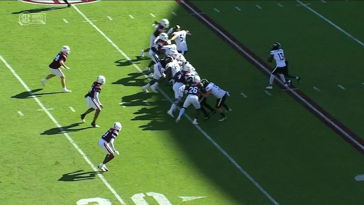 De'monte Russell makes timely sack vs. Southern Miss - ESPN Video