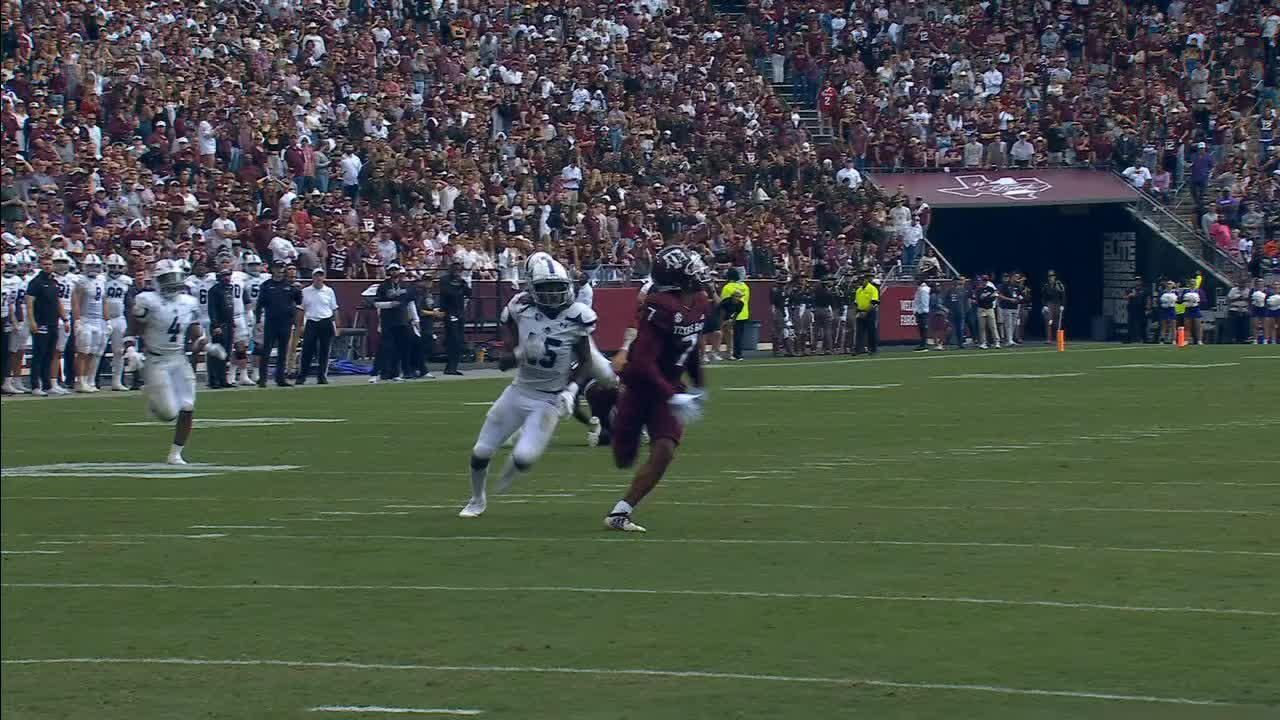 Moose Muhammad III makes the grab for 49-yard receiving touchdown ...