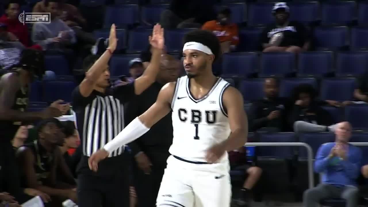 From downtown, Dominique Daniels Jr. hits the long 3-pointer - ESPN Video