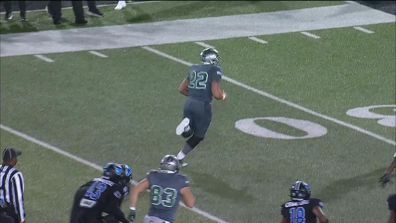 Samson Evans powers past defense for 35-yard rush - ESPN Video