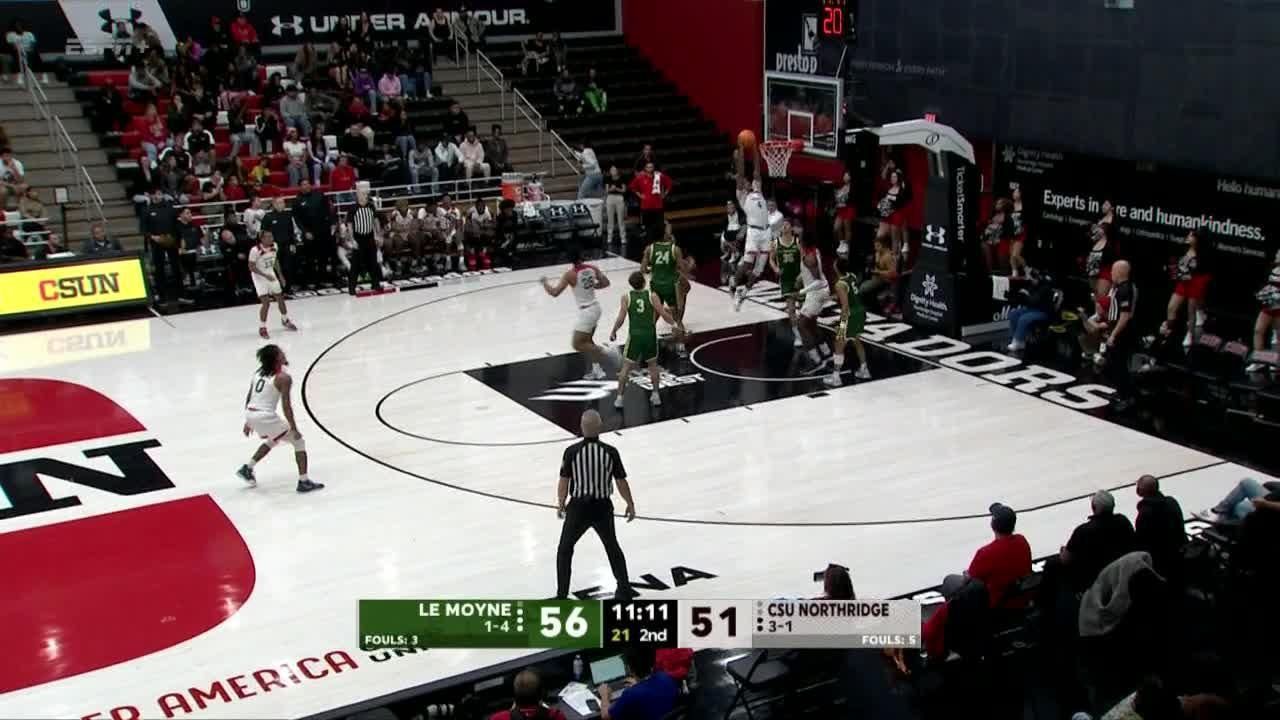Keonte Jones dunks it for Cal State Northridge - ESPN Video