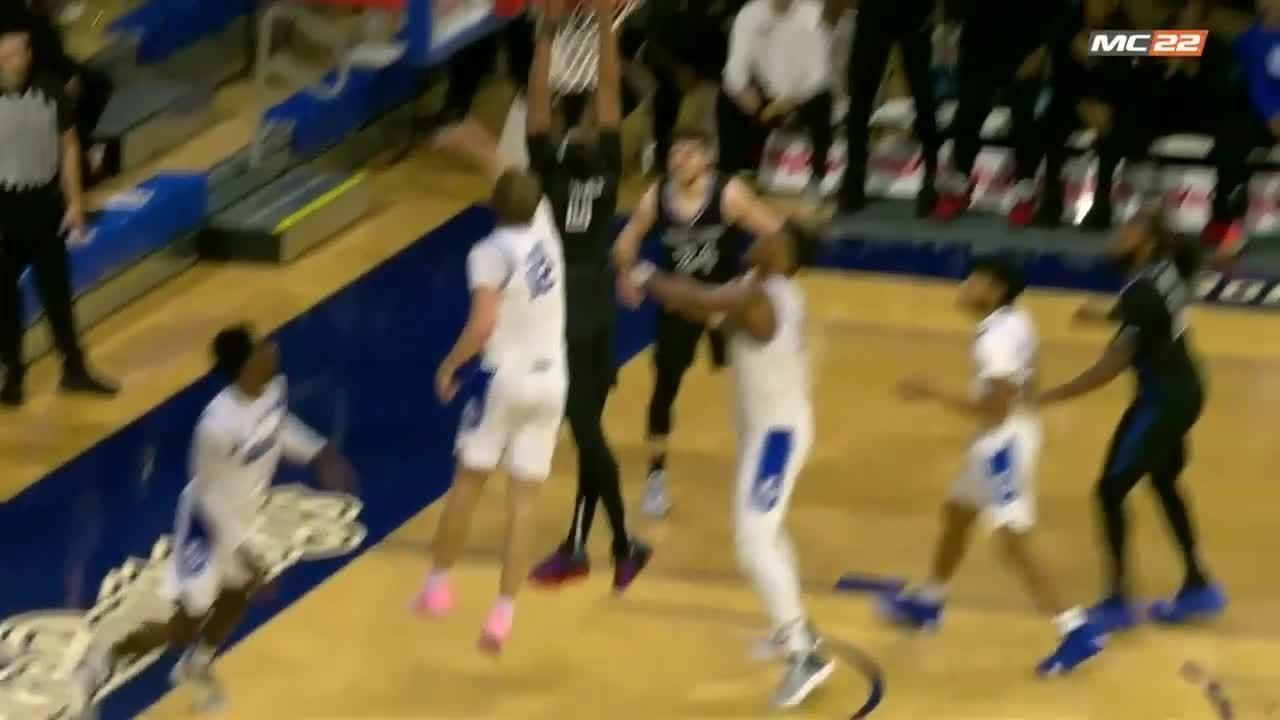 Kellen Thames throws down powerful dunk vs. Drake Bulldogs - ESPN Video