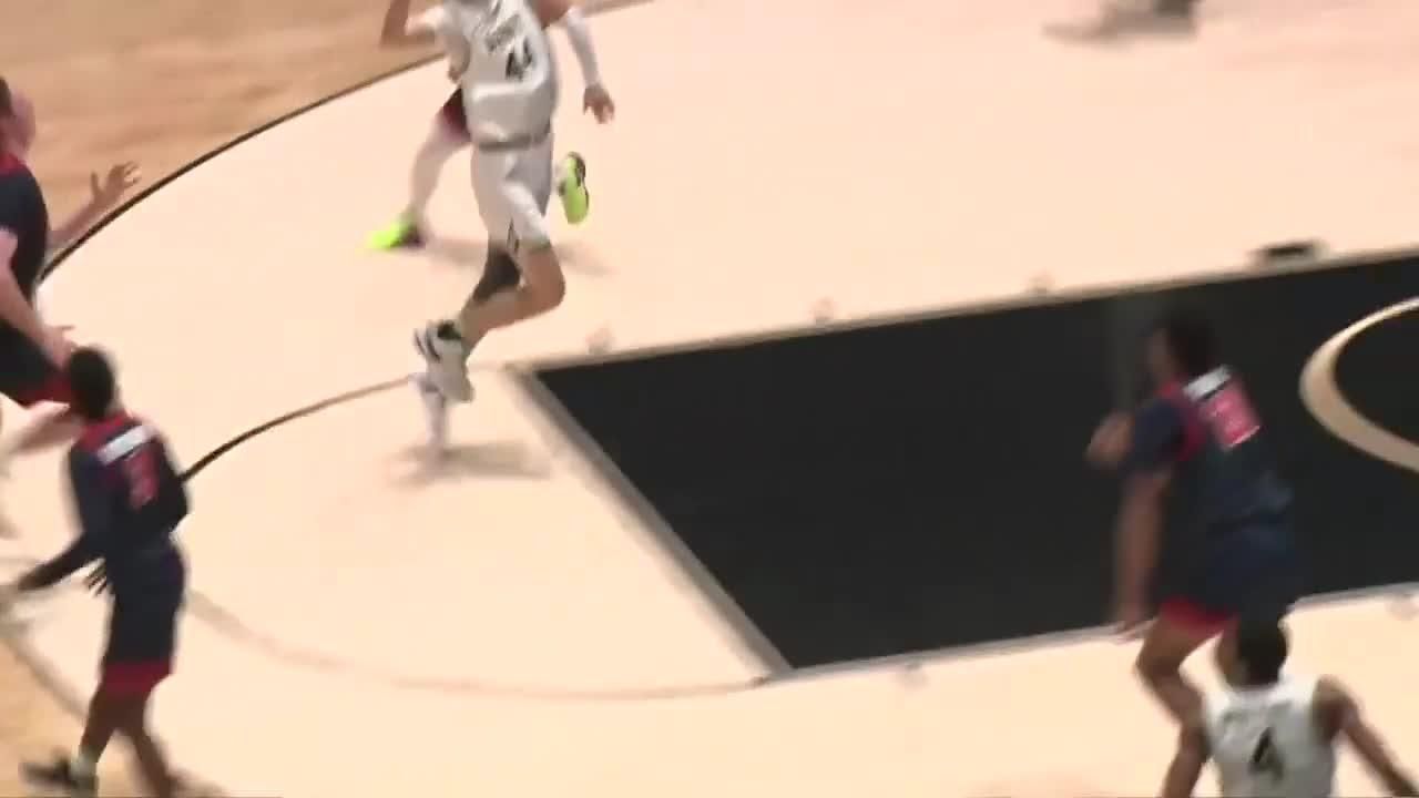 Matt Dove gets up for the beautiful jam - ESPN Video