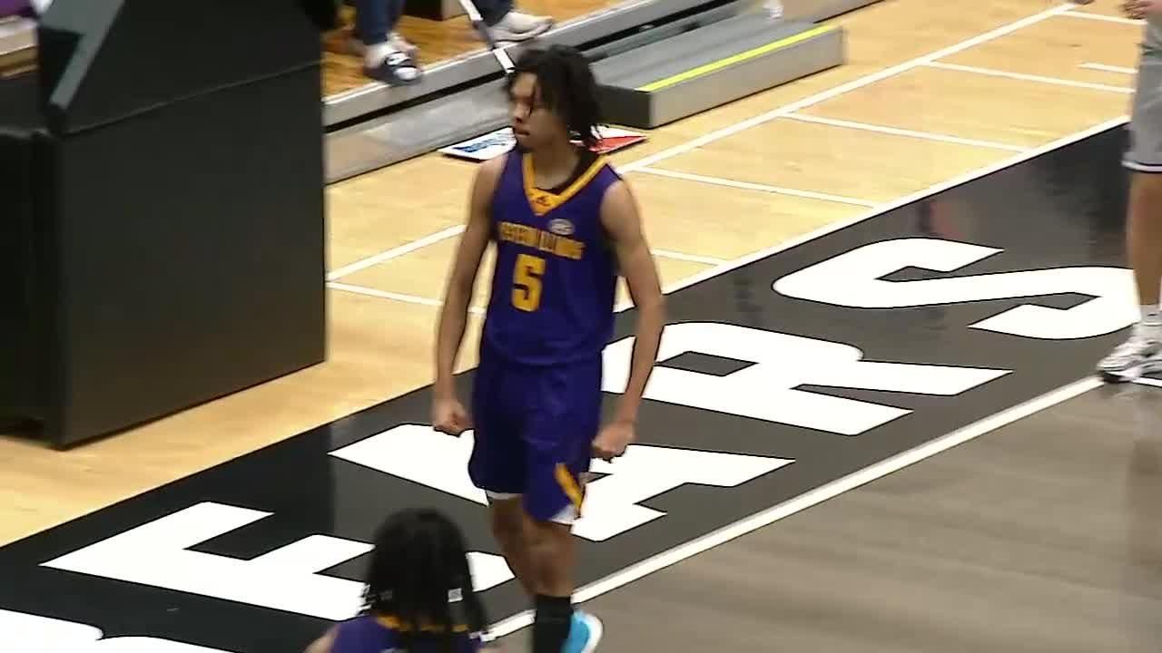 James Dent Jr. throws down powerful dunk vs. Central Arkansas Bears ...