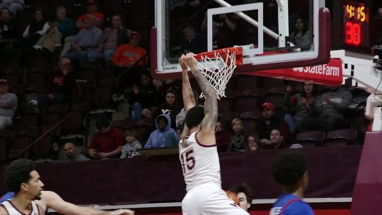 Lynn Kidd gets up for the beautiful slam dunk - ESPN Video