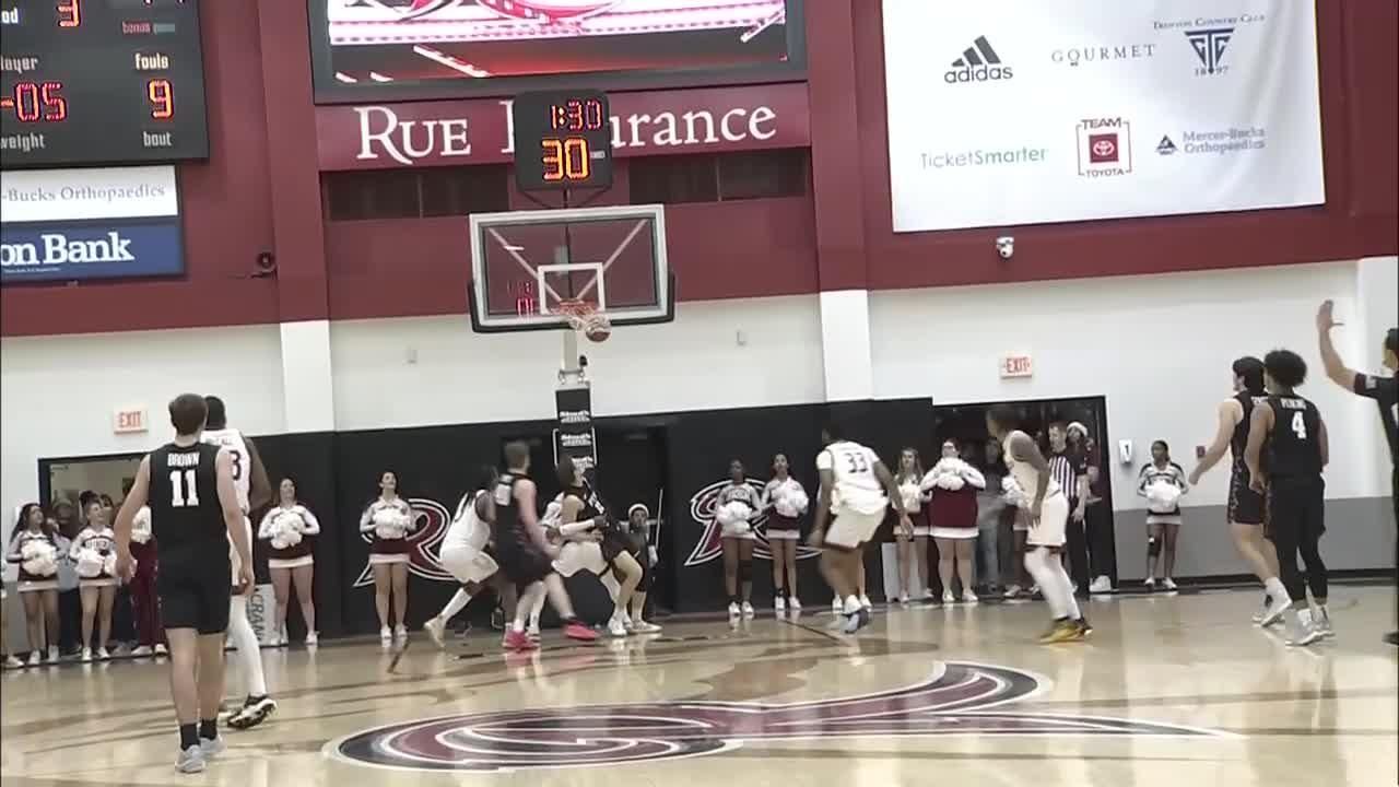 Tyler Perkins drains 3 vs. Rider Broncs - ESPN Video